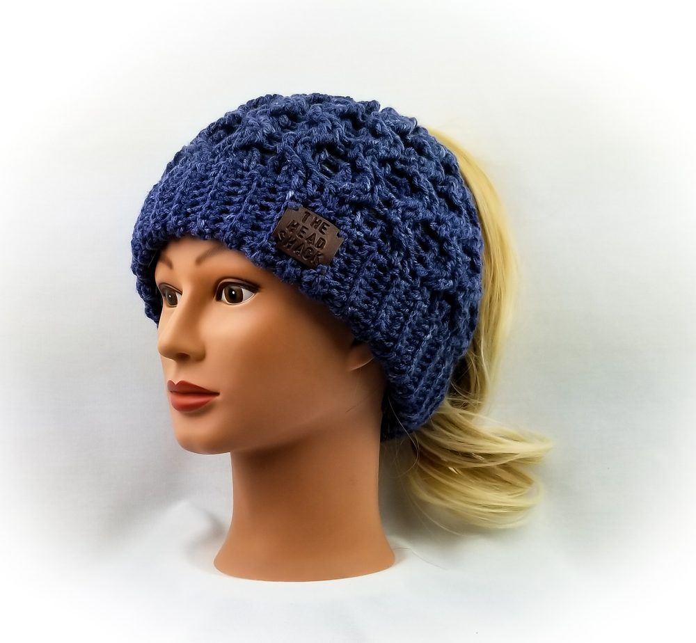 Adjustable Mesh Snapback IZUS Ponytail Baseball Hat - With Ponytail ...